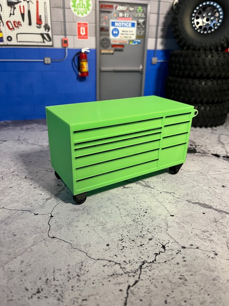 Scale Garage Tool Box 1/10 Tool Box Diorama - Etsy