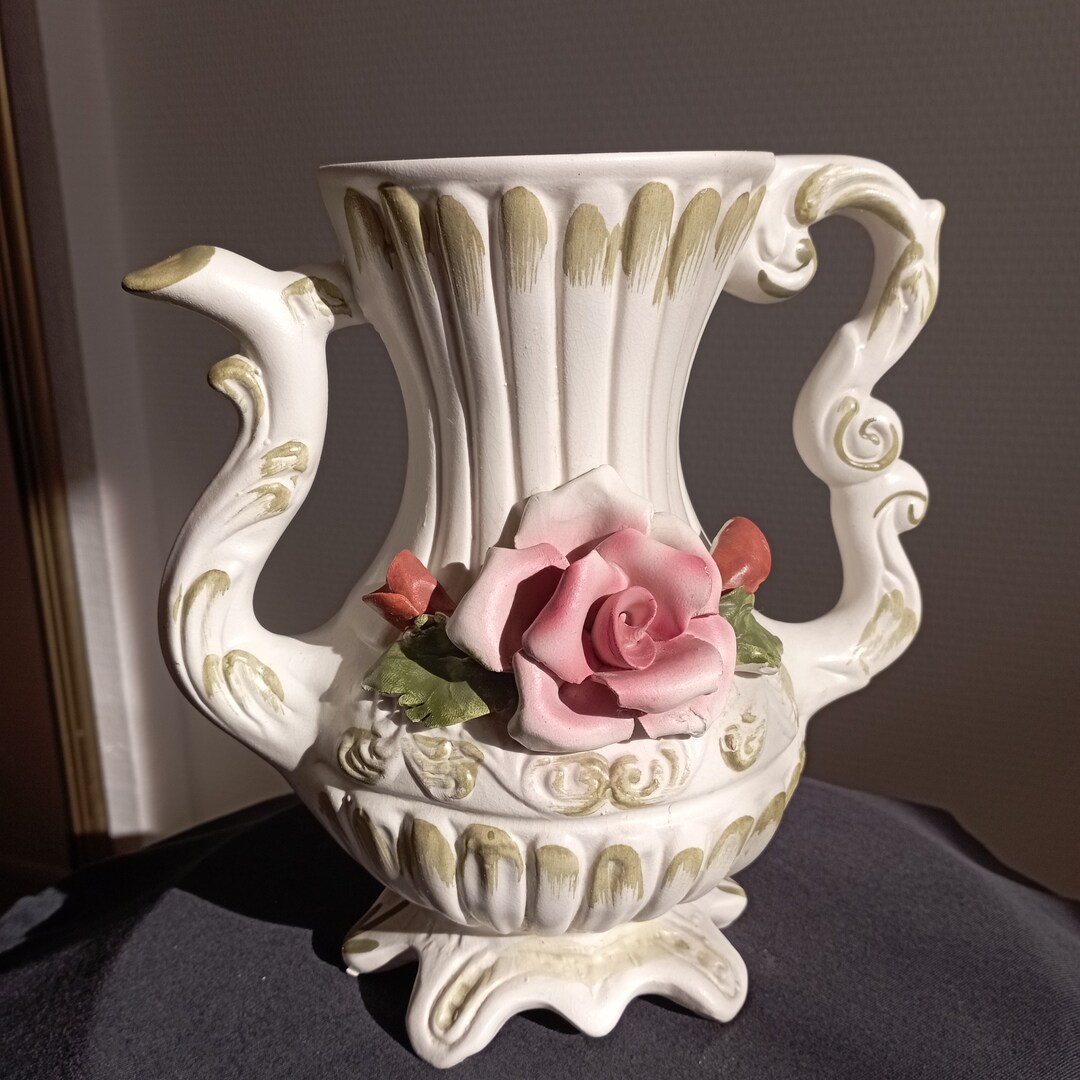 Bassano Ceramic Vase//italian Vintage Vase - Etsy