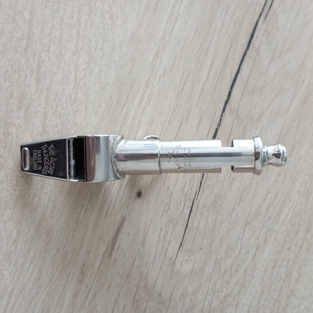Acme Double Whistle Vintage Whistle Bobbys Whistle Etsy