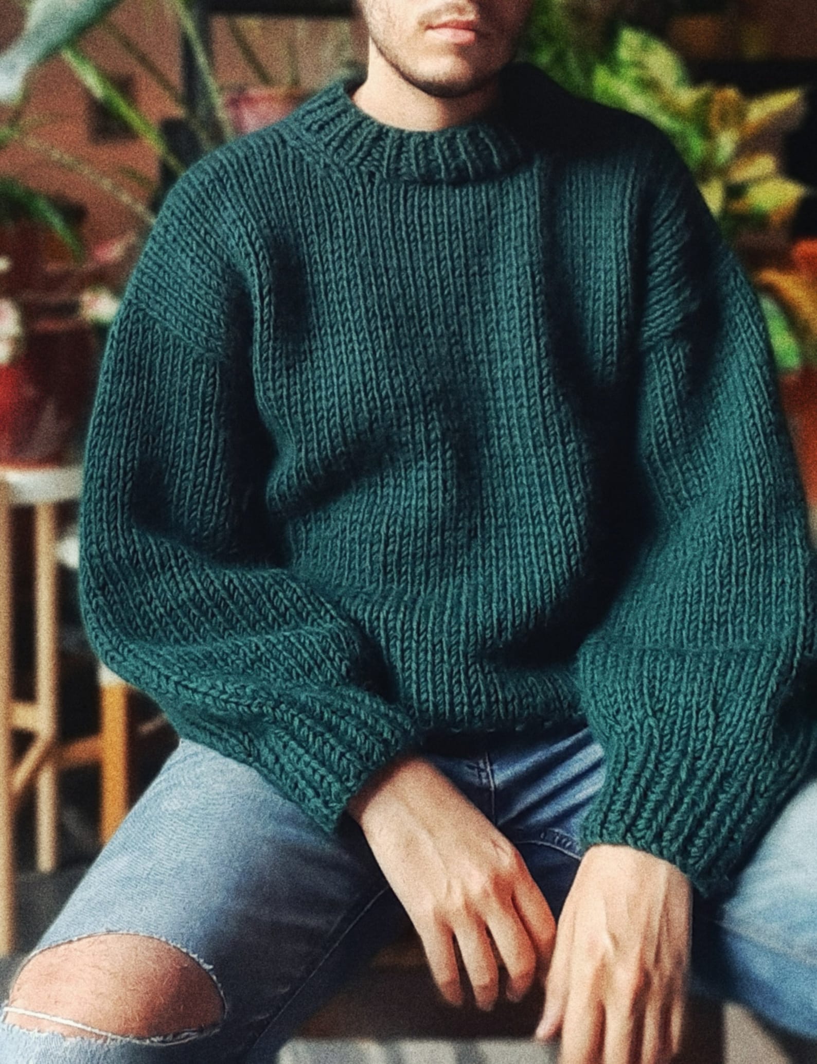 The Daddy Bubble Sweater Knitting Pattern - Etsy