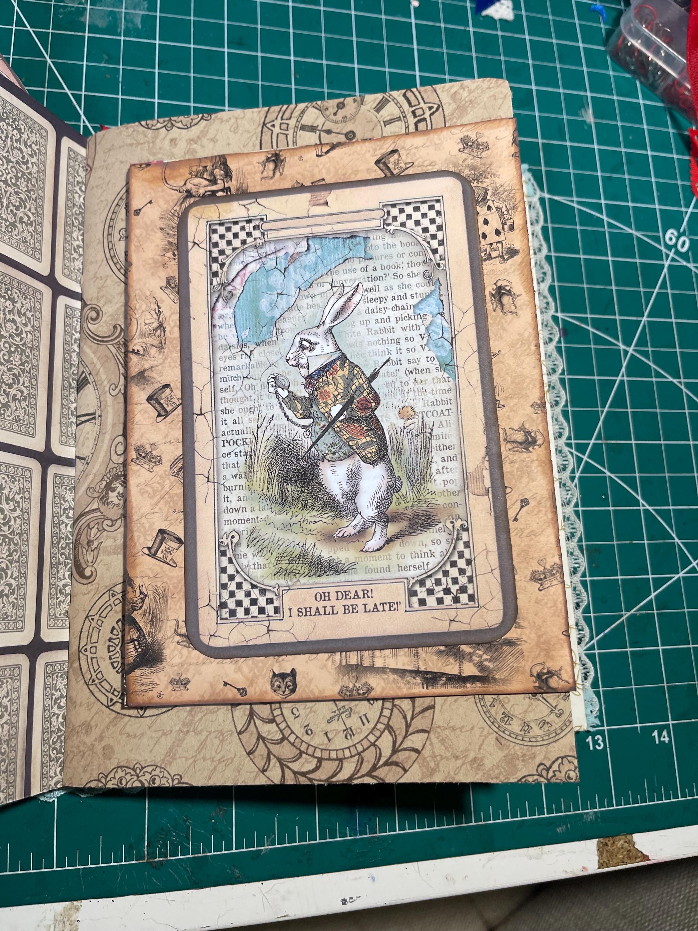 Alice in Wonderland Little Golden Book Junk Journal - Etsy