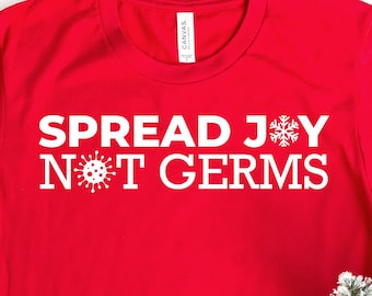 Spread Joy Not Germs Svg - Etsy