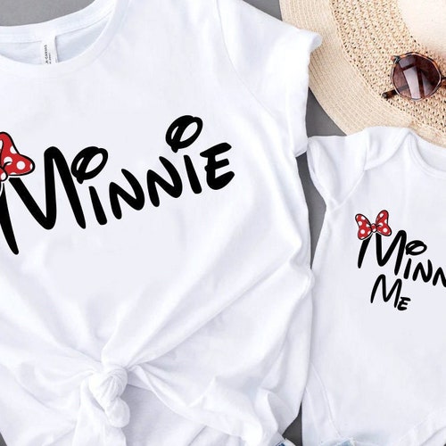 Minnie and Minnie Me SVG Personalized Gifts for Mom SVG - Etsy
