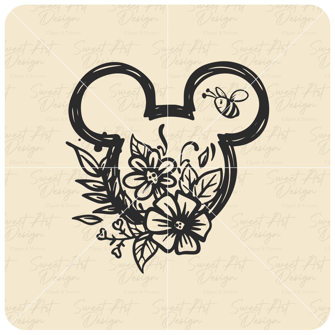 Minniee Mouse SVG Kingdom of Flower Design SVG Trip SVG - Etsy
