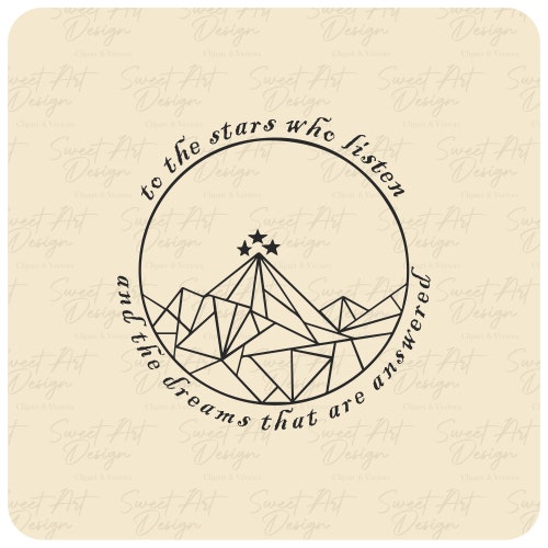 Sarah J Maas A Court of Thorns and Roses Court of Dreams SVG - Etsy