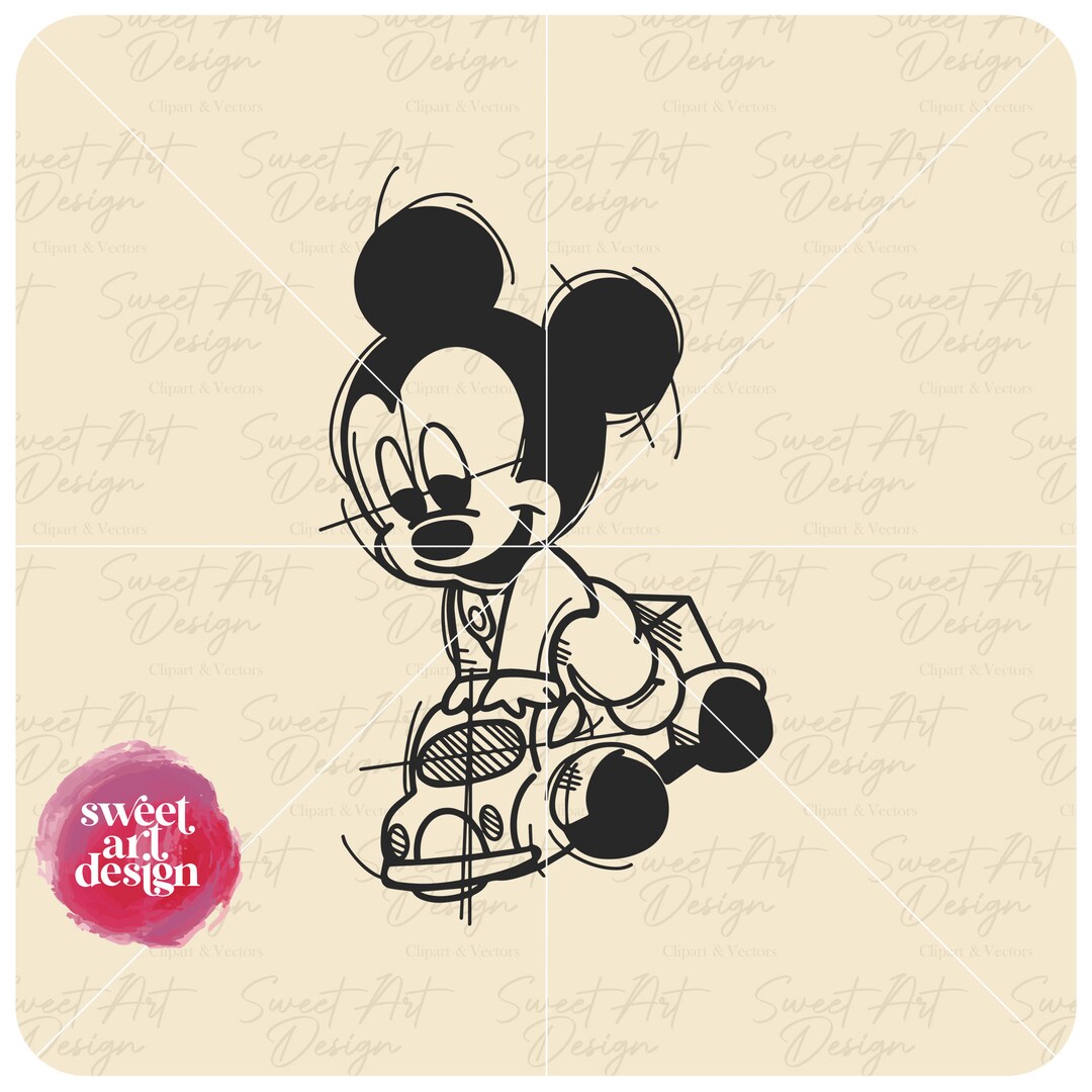 Baby Mickeyy Mouse SVG, Sketch Mouse SVG, Family Trip SVG, Customize ...