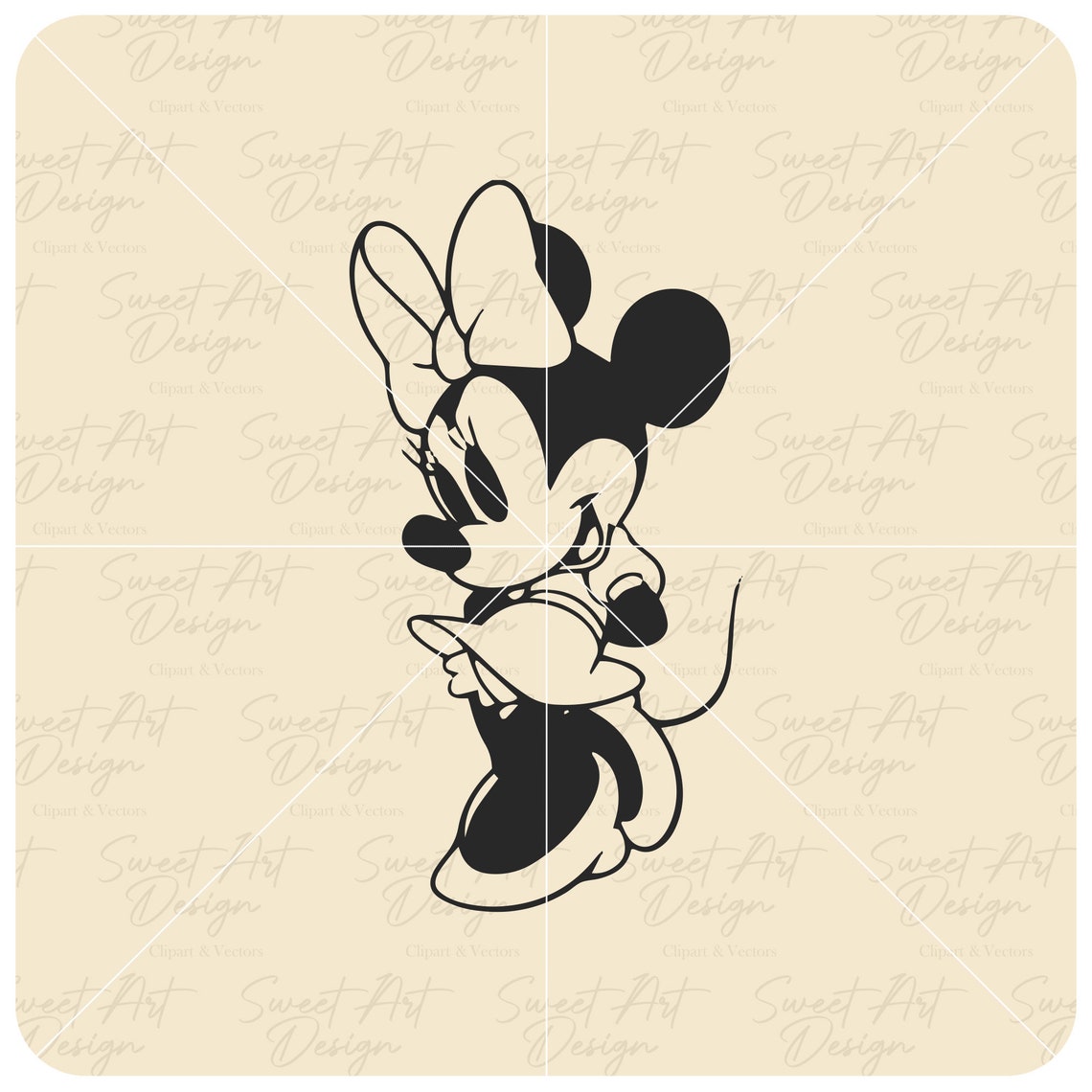 Minnie Mouse Vintage SVG Black Mouse SVG Family Trip New - Etsy