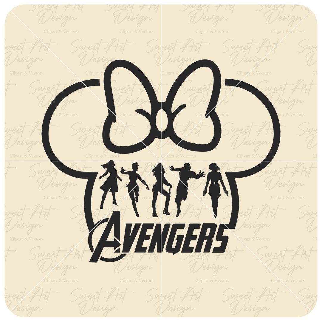 All Avengers Women Heroes SVG, Wanda Irongirl Captain Marvel Gamora ...