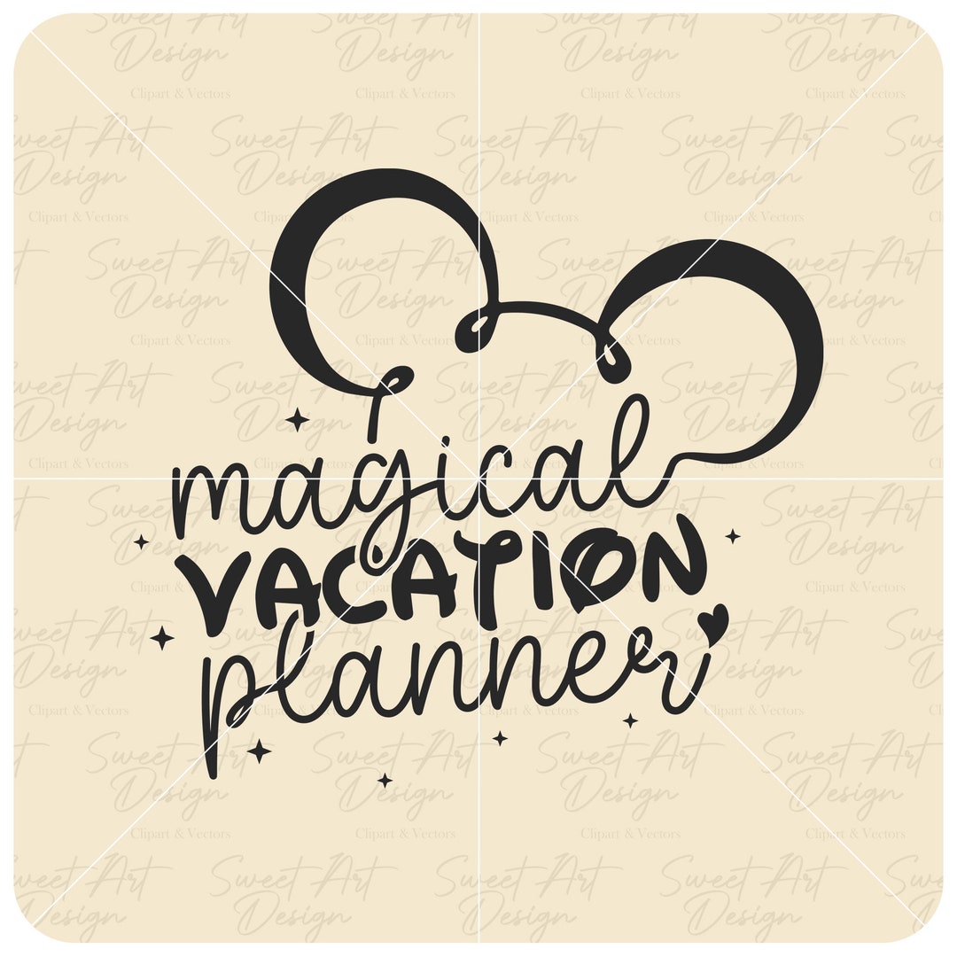 Magical Vacation Planner SVG, Magical Kingdom SVG, Family Trip SVG ...