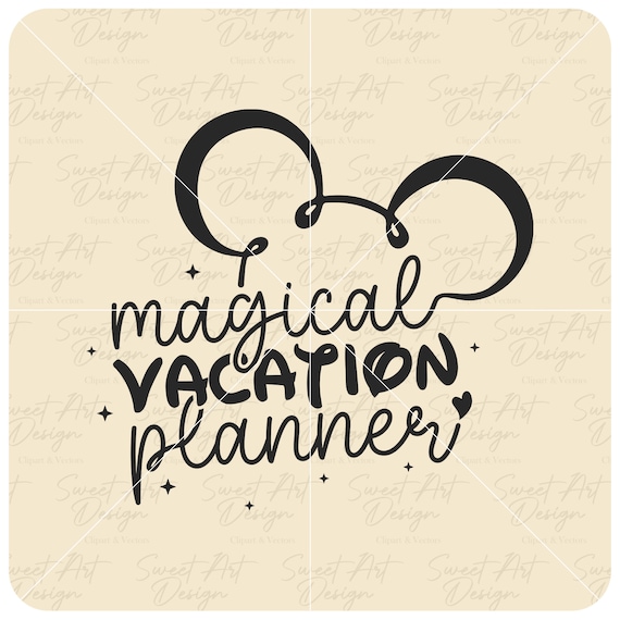Magical Vacation Planner SVG Magical Kingdom SVG Family Trip - Etsy