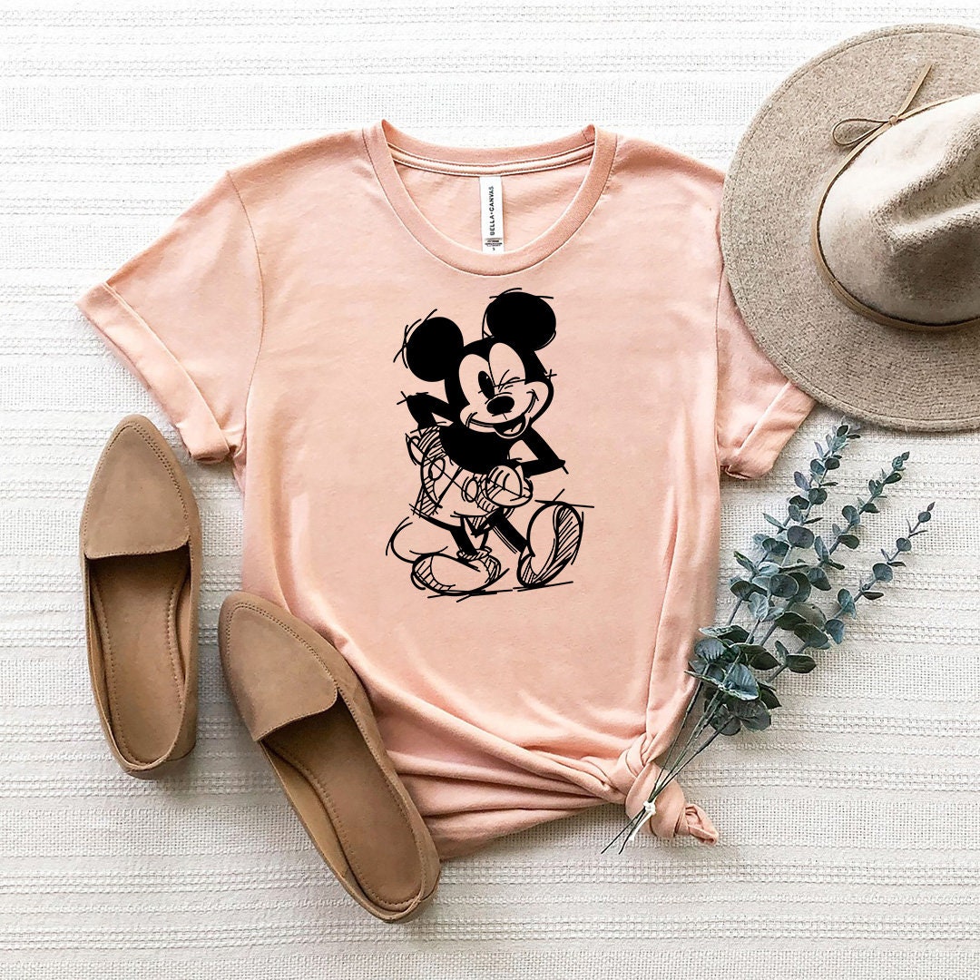 Mickeyy Mouse Blinks SVG Sketch Mouse SVG Family Trip SVG - Etsy