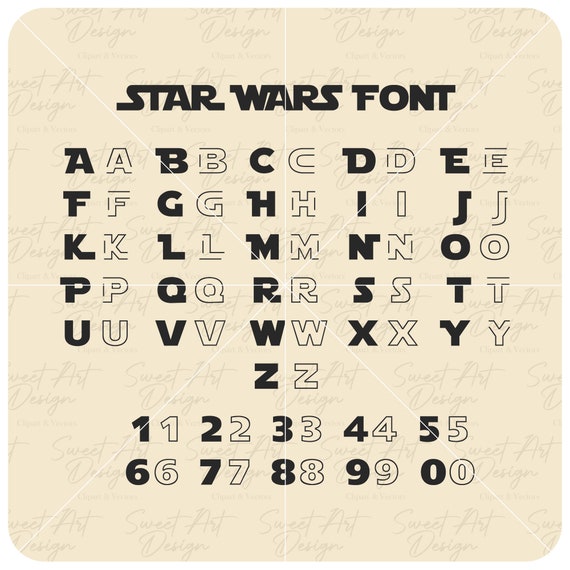 Alfabeto De Star Wars Para Imprimir Alfabeto Personalizado Star Wars