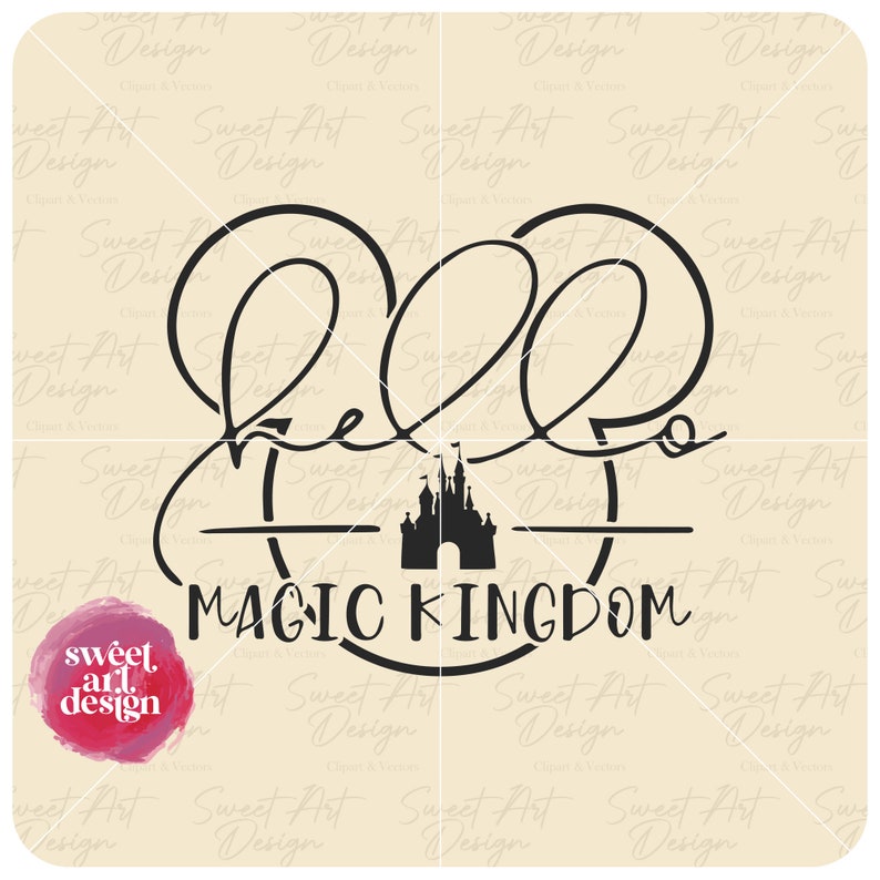 Hello Magic Kingdom SVG Magical Mouse SVG Family Trip SVG - Etsy
