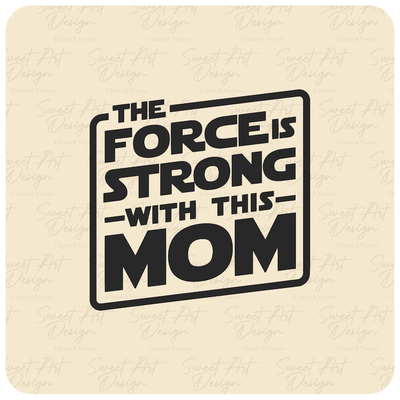The Force is Strong Svg - Etsy