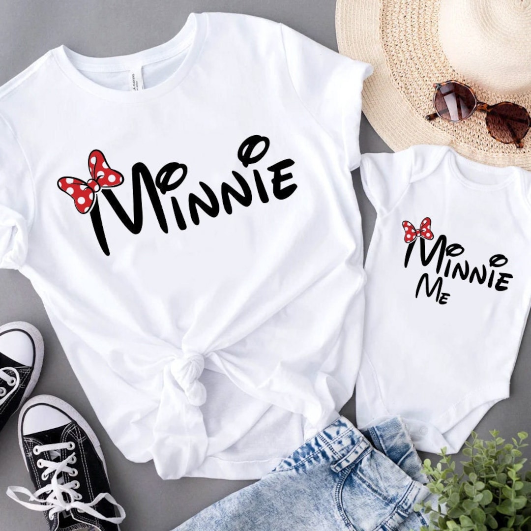 Minnie and Minnie Me SVG, Personalized Gifts for Mom SVG, Customize ...