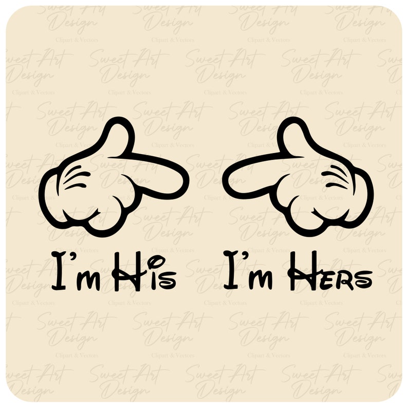 I'm Hers I'm His SVG New Valentine's Day SVG - Etsy