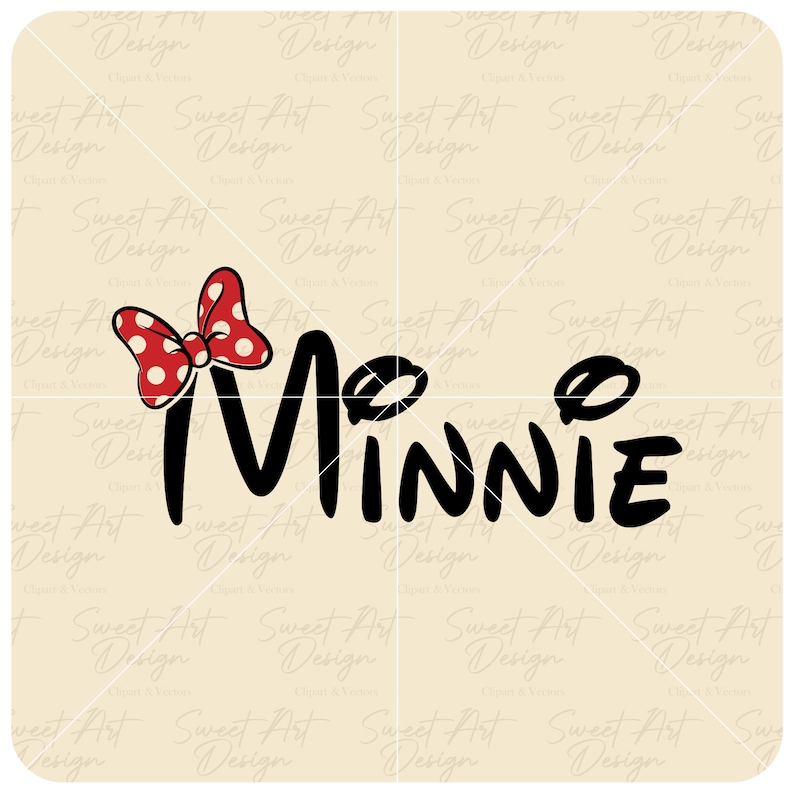Minnie and Minnie Me SVG Personalized Gifts for Mom SVG - Etsy