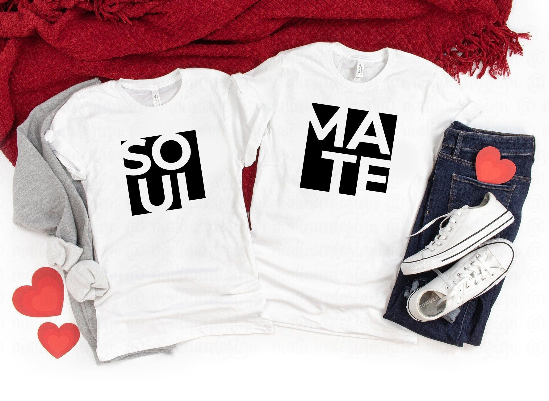 Soul Mate SVG Valentine's Day SVG February 14th Couple | Etsy