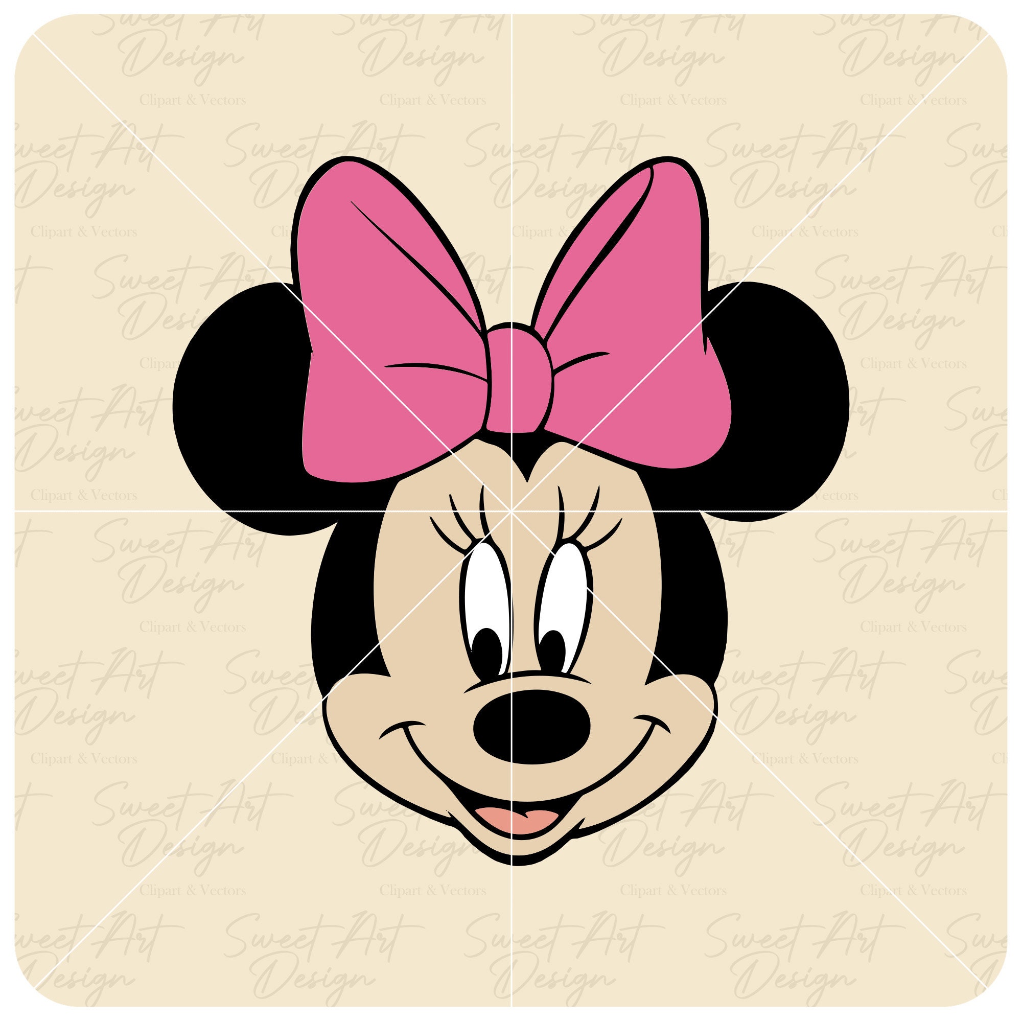 Original Minnie Mouse Lovely Face SVG, Mouse SVG, Family Trip SVG ...