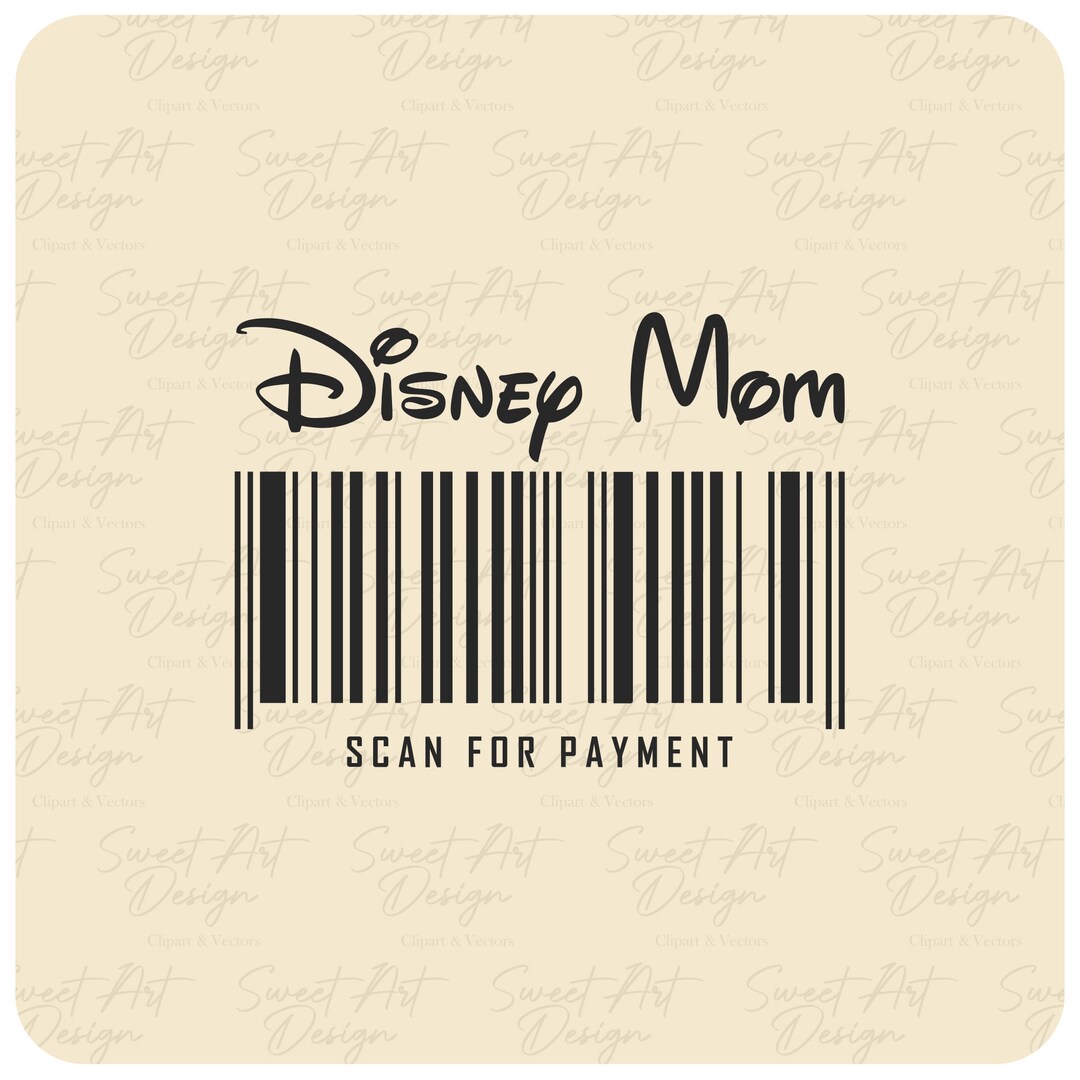 Disneymom SVG, Scan for Payment SVG, Mouse Family Trip SVG, Customize ...