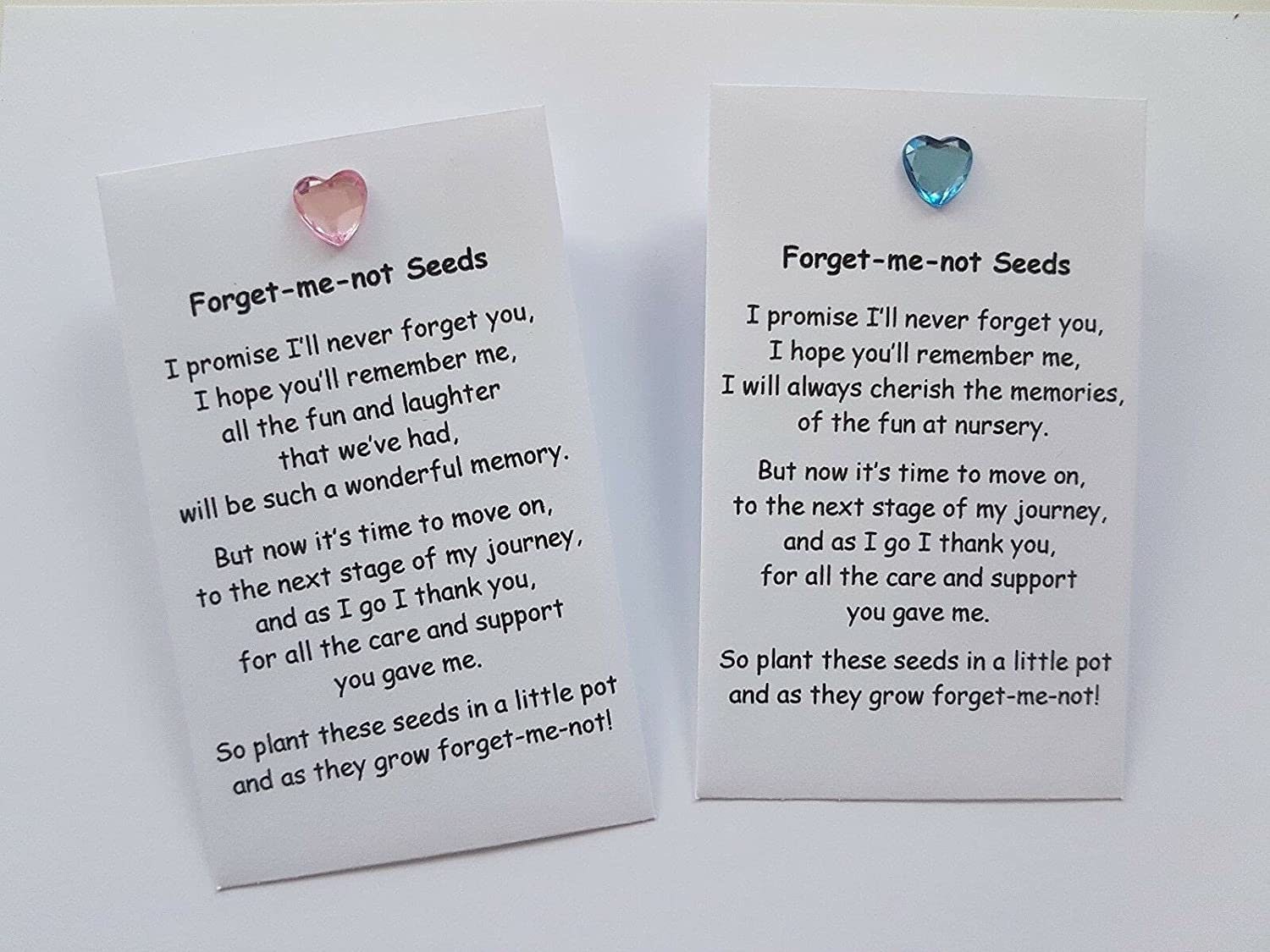 Forget Me Not Seed Pack Packet Thank You Gift Nursery Pre School ...