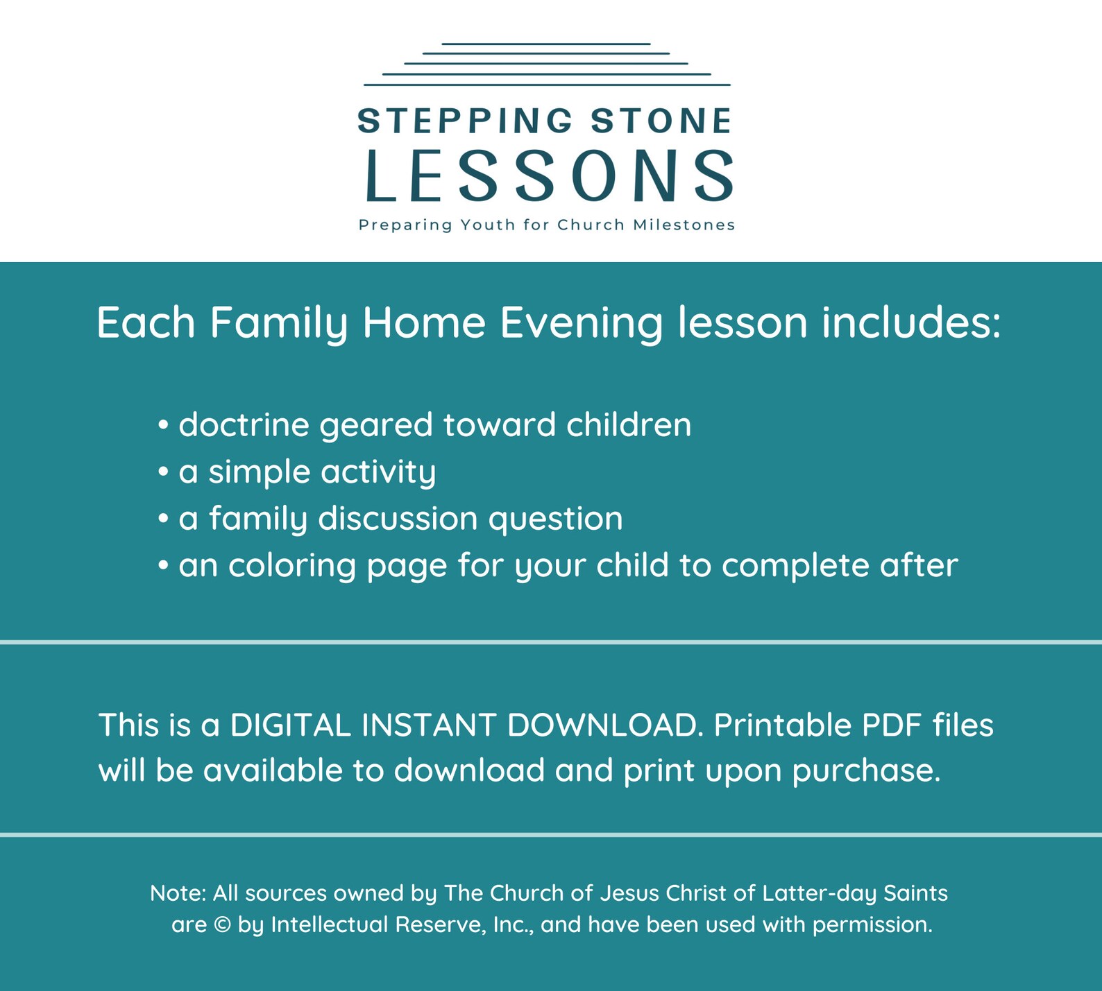 4 Lessons, Baptism Family Home Evening Lesson Bundle: Preparing Your ...