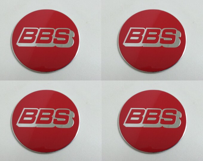 BBS Red&chrome Car Wheel Center Symbols - Etsy