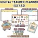 Undated Teacher Planner for Google Slides | Hyperlinked With Free ...