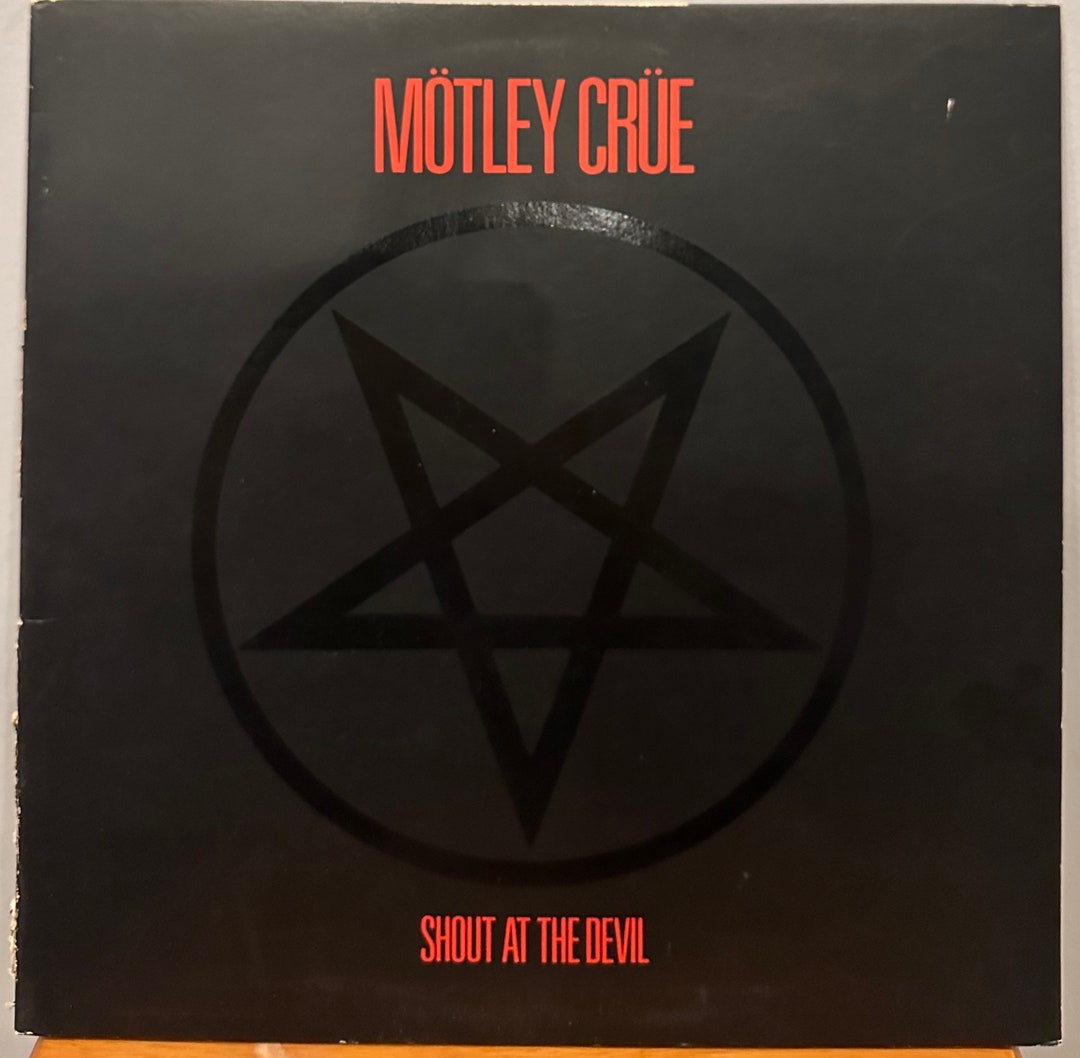 Motley Crue Shout at the Devil LP 1983 US, Elektra Records, 60289-1 ...