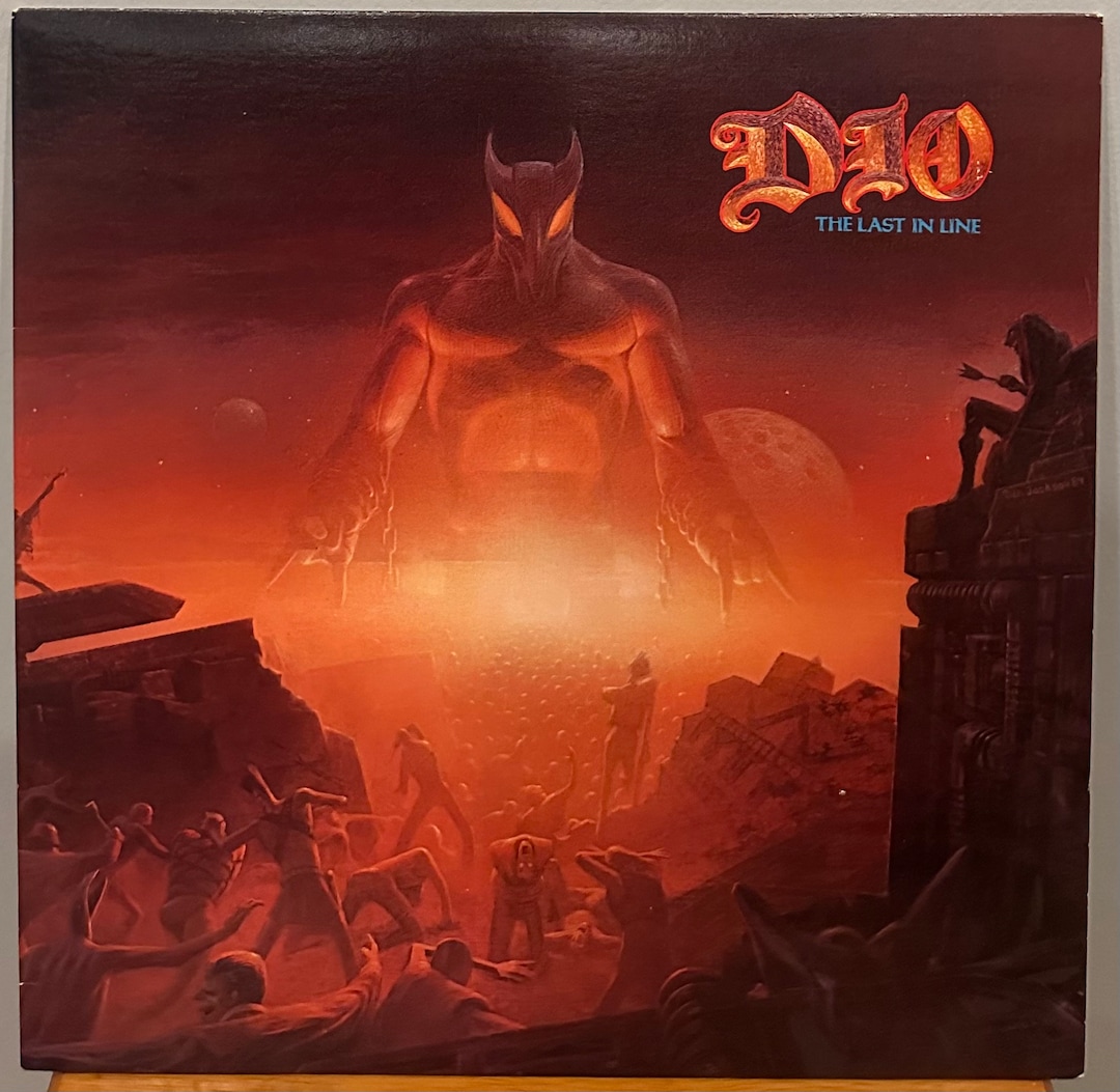 Dio the Last in Line LP 1984 US, Warner Bros. Records, 1-25100, Vintage ...