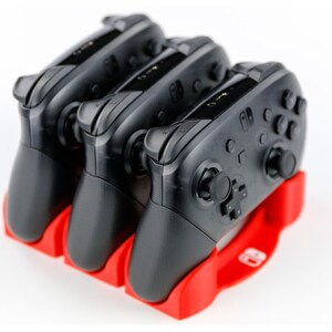 3D Printed Nintendo Switch Pro Controller Stand With Official Switch ...