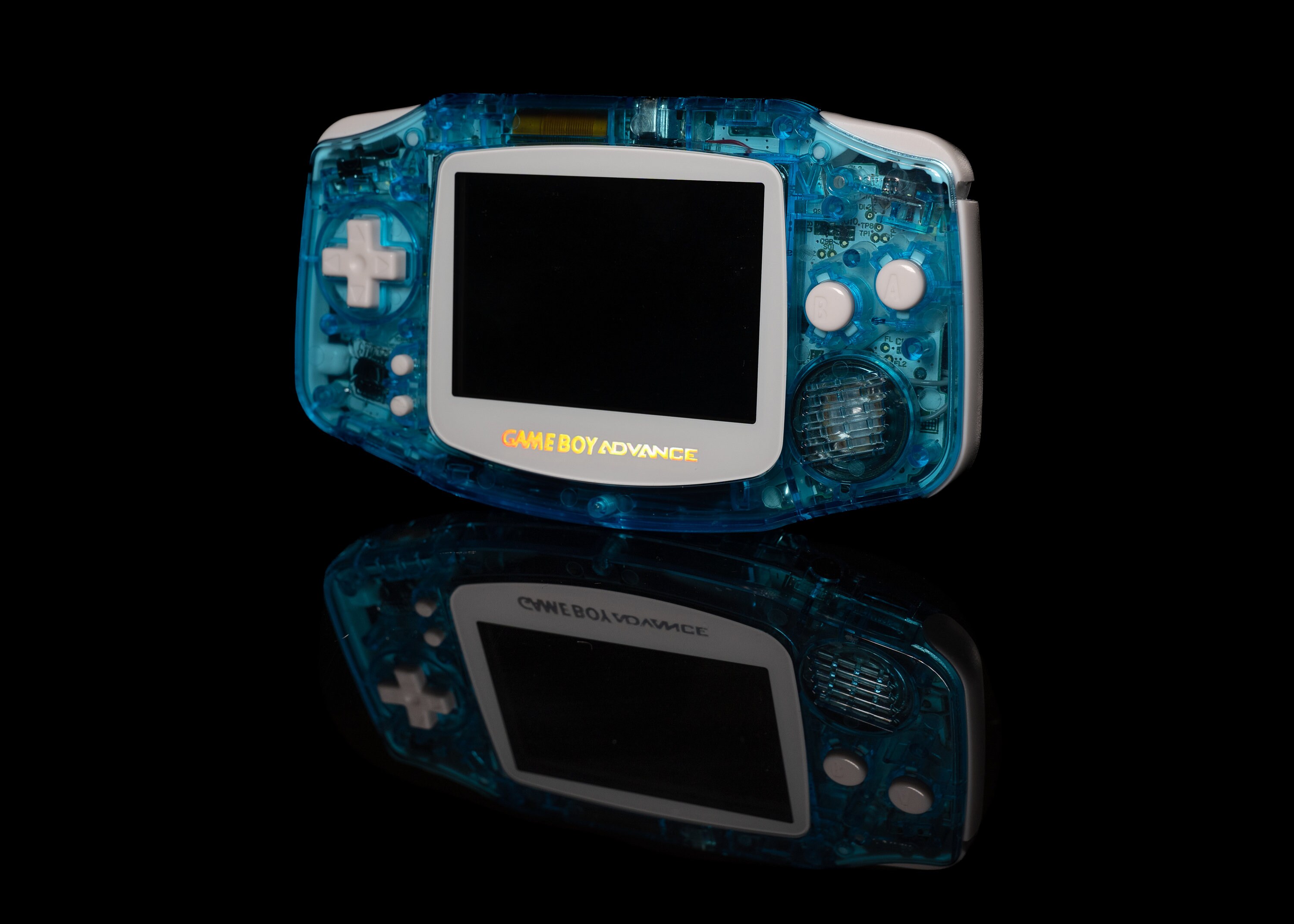 Crystal Blue Lake Gyarados Custom Gameboy IPS Screen Panel - Etsy