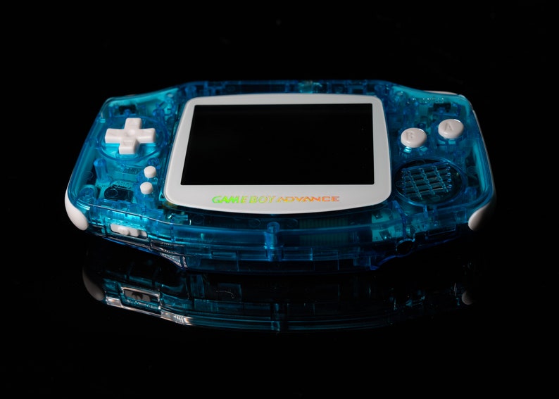 Crystal Blue Lake Gyarados Custom Gameboy IPS Screen Panel - Etsy