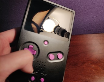 Boxy Pixel Metal Gameboy Advance Sp unhinged With IPS Screen and USB-C ...