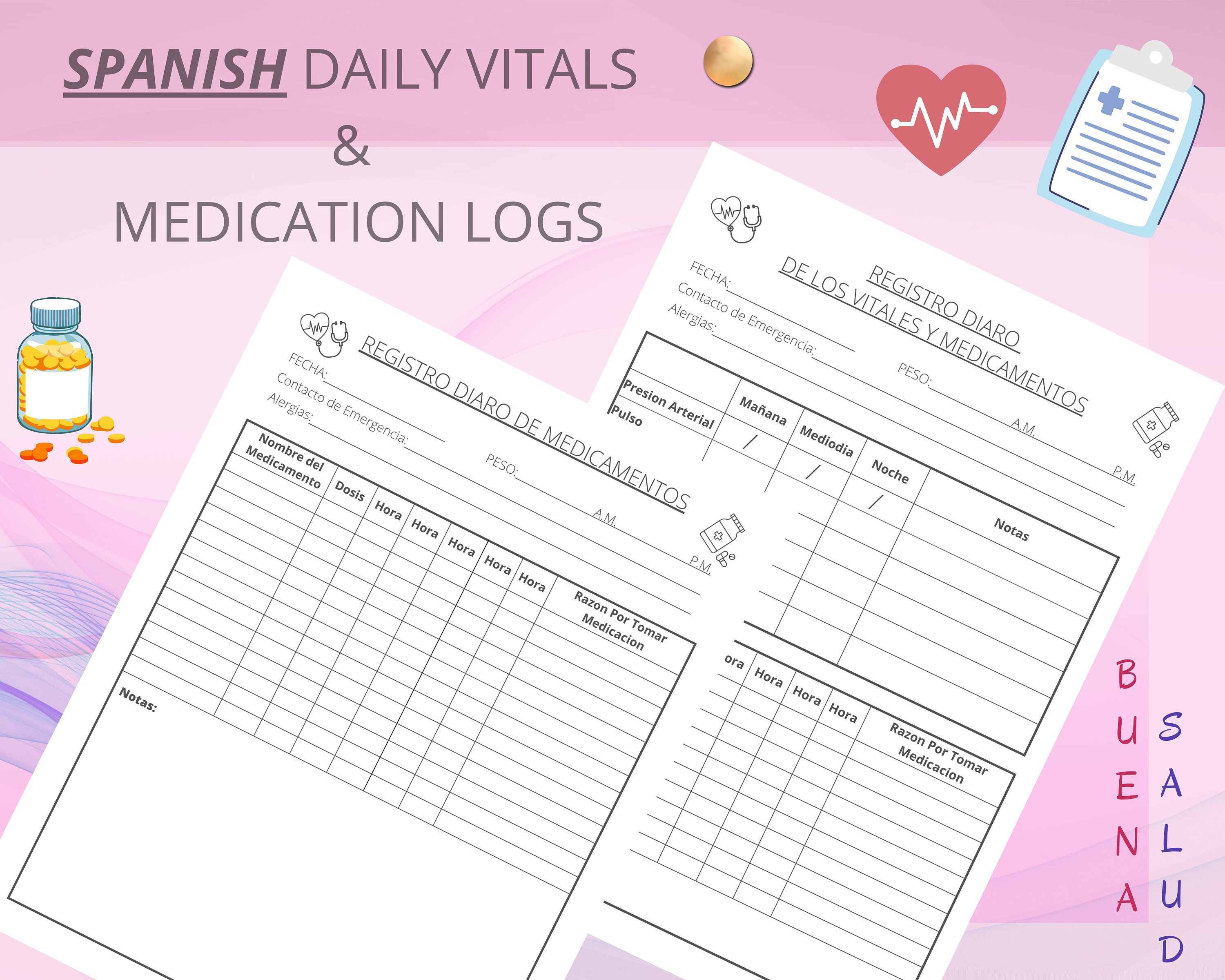 Printable Vital Signs And Medication Tracker SPANISH Letter Etsy printable-vital-signs-and-medication-tracker-spanish-letter-etsy