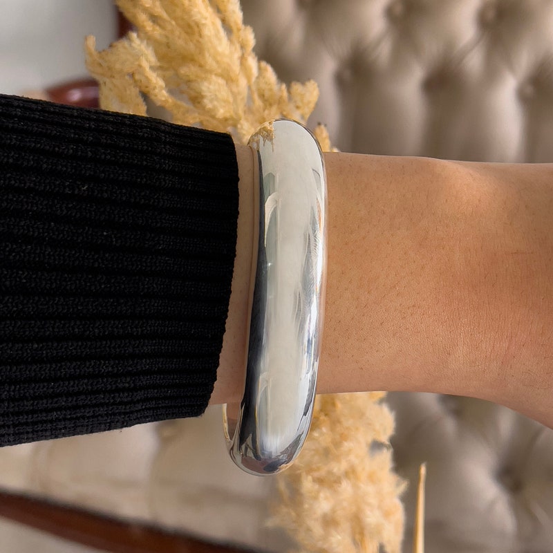 Chunky Bangle - Etsy