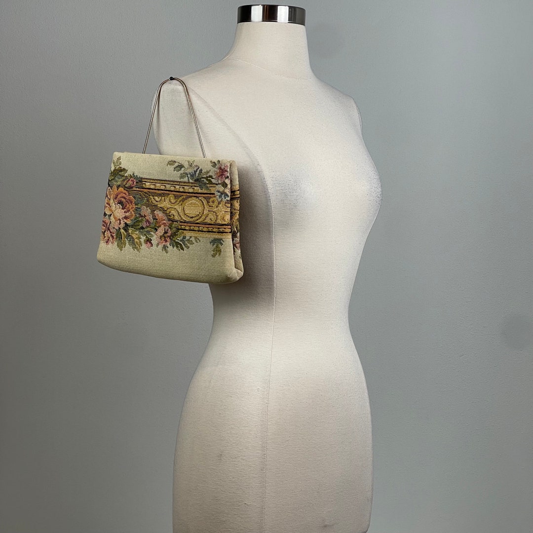 Harry Levine HL USA Vintage Tapestry Handbag - Etsy