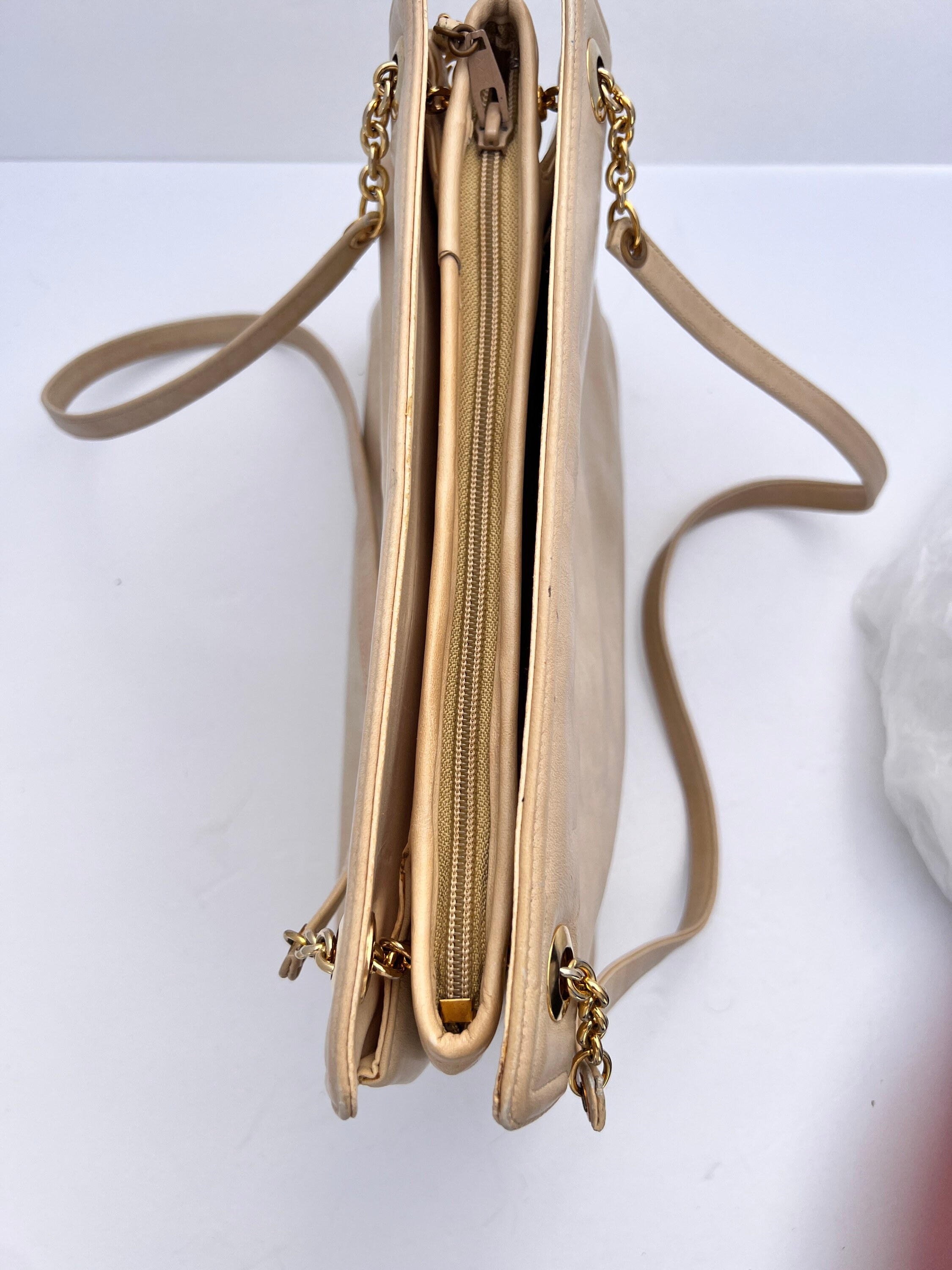 Morris Moskowitz 1960s Vintage Gorgeous Beige Leather Shoulder - Etsy