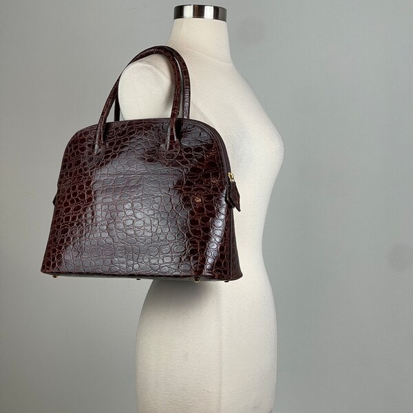 Embossed Leather Bag - Etsy