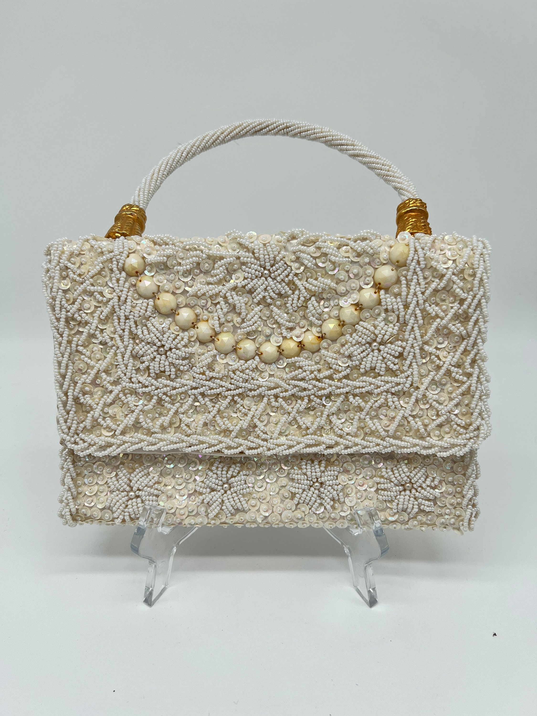 Vivant by Sarné Sequin and Beaded Wrist Bag - Etsy