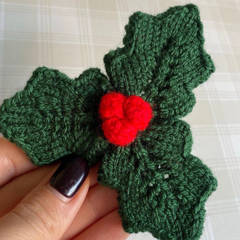 Holly Brooch - Etsy