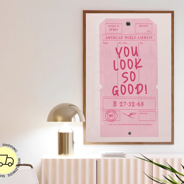 You Look Good Print - Etsy