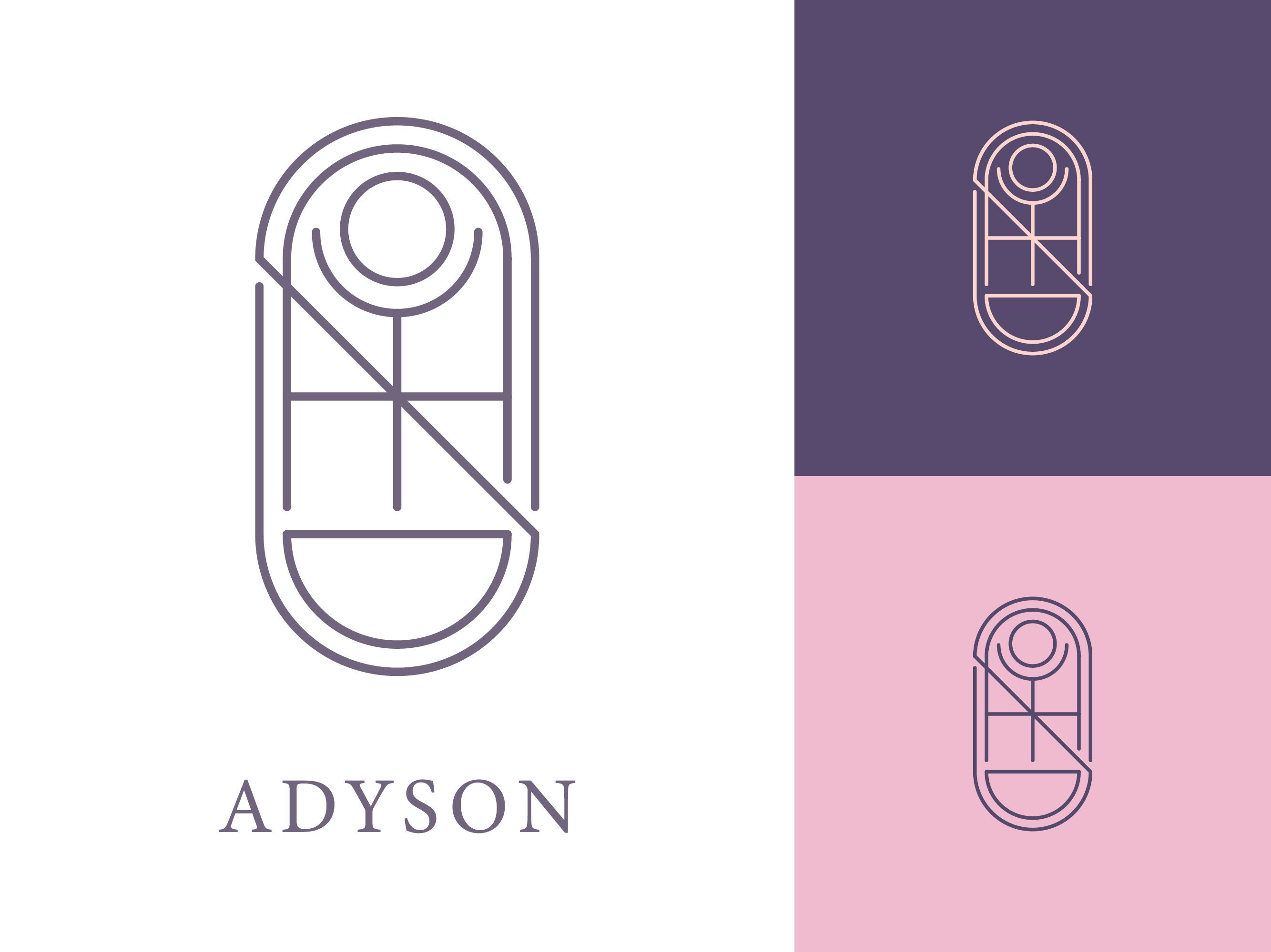 Name Logo Rectangular Shape With Rounded Corners Sleek and Professional ...