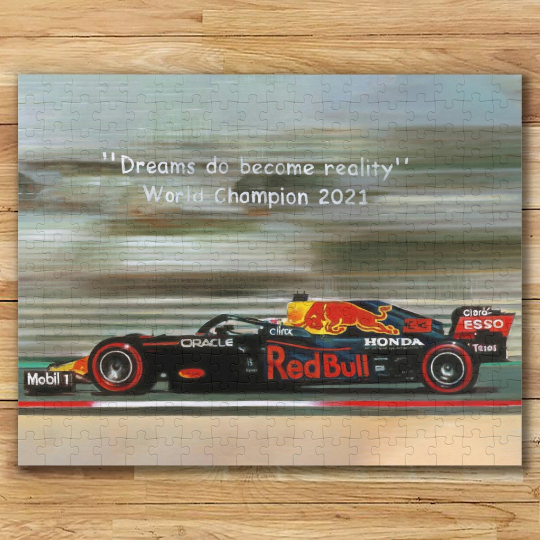 Max Verstappen F1 500 Piece Jigsaw Puzzle F1 Gifts Gift for - Etsy