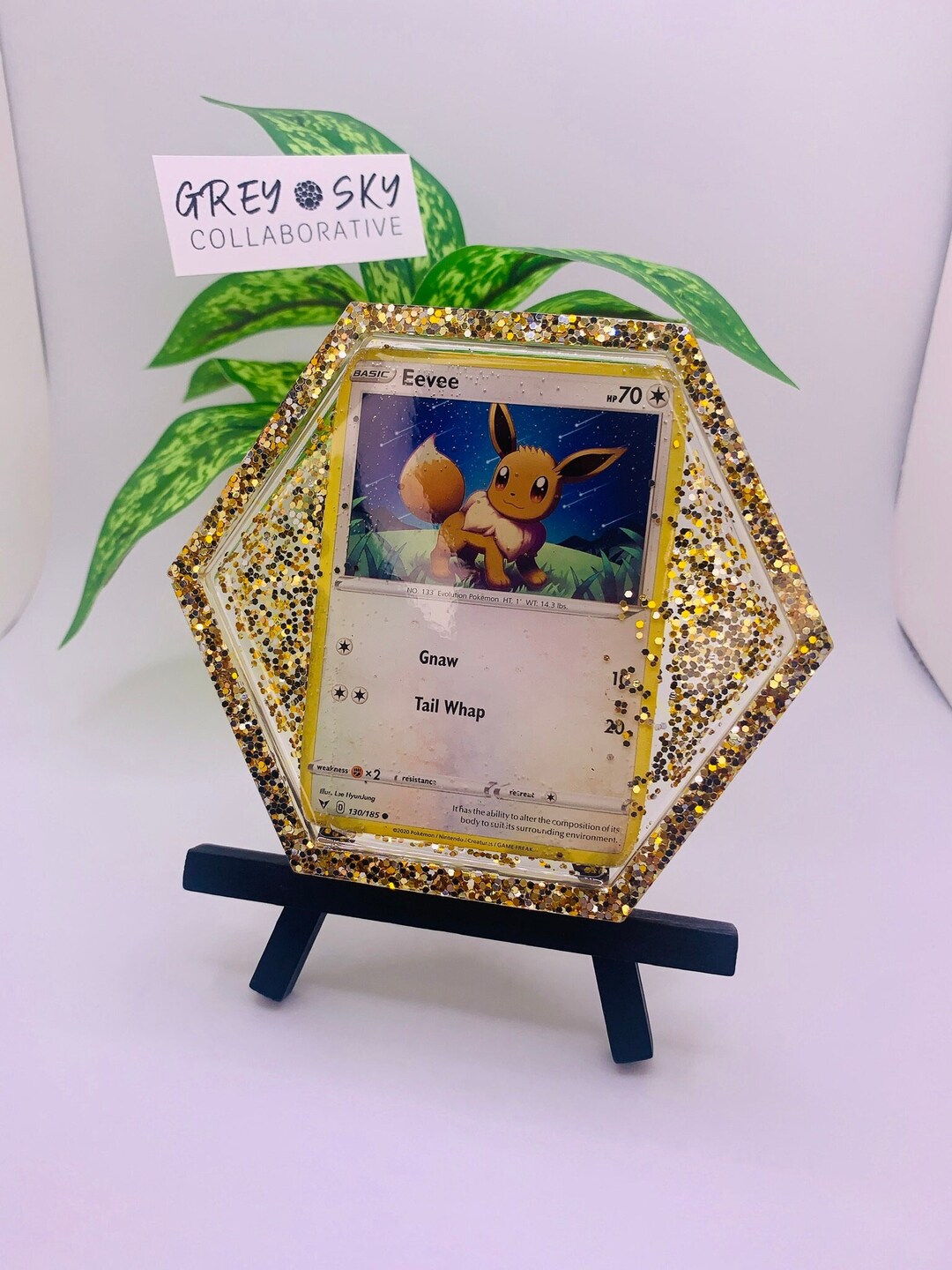Eevee Pokémon Card Coaster Pokémon Card Mini Tray Eevee - Etsy