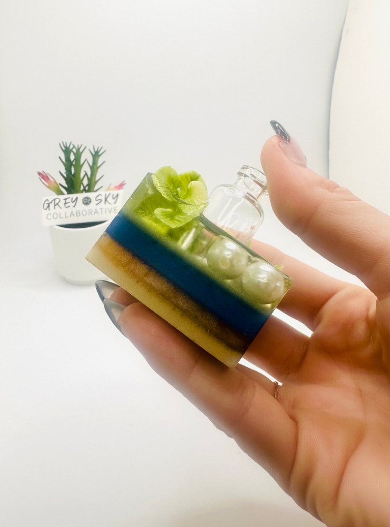 Layers of Earth Mini Scented Oil Diffuser Epoxy Resin Reed - Etsy