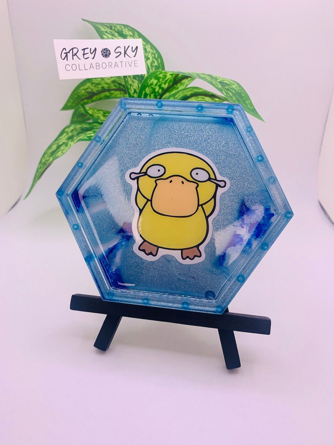 コダック ポケモン アルコールインク コースター | ポケモン エポキシ樹脂 コースター | コダック ミニ トレイ | ユニークなコダック ...