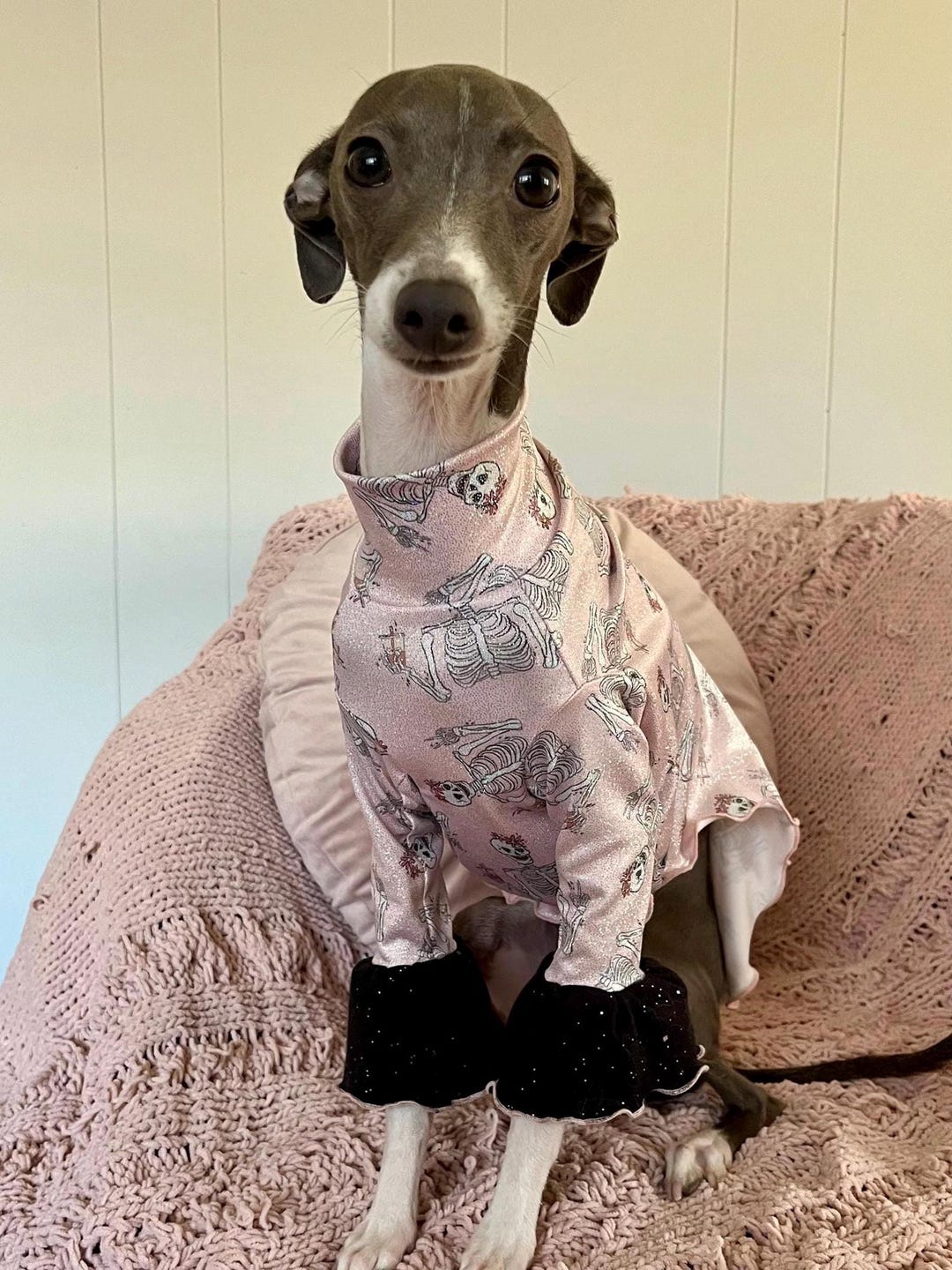 Blush Skeleton Holographic Top Available in Long Sleeve or Crop - Etsy