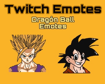 Dragon Ball Z Twitch Emotes - Etsy Sweden