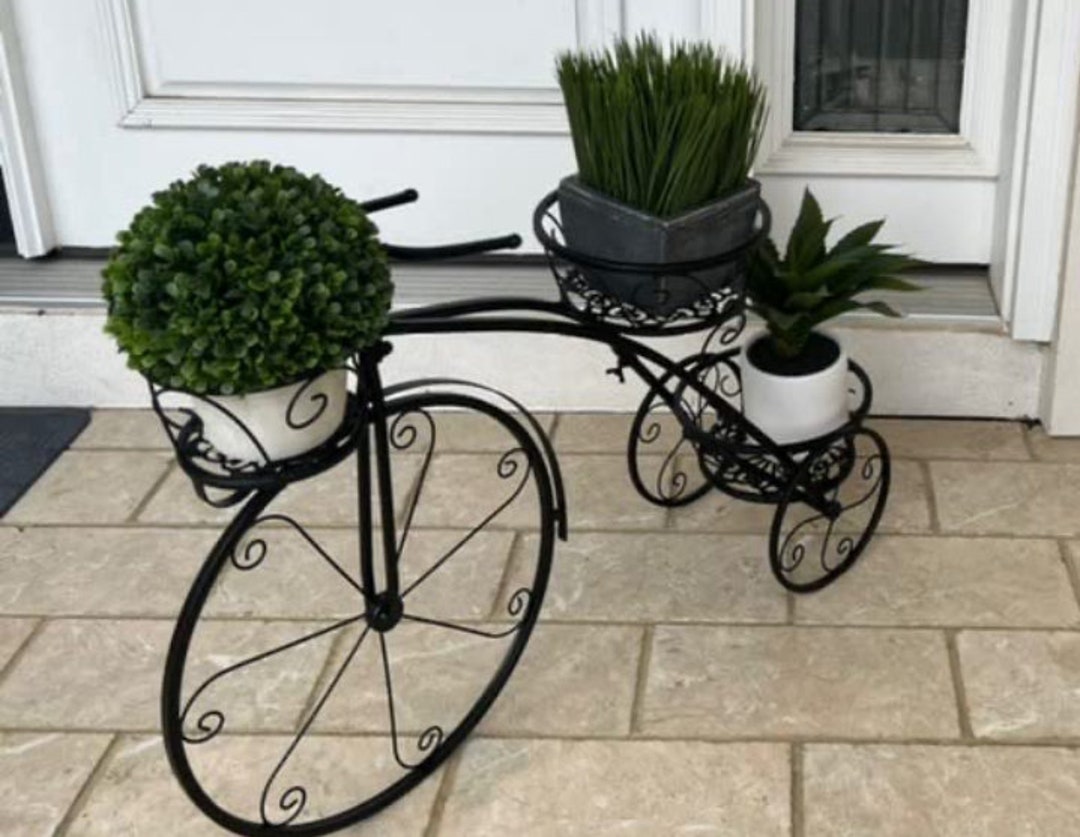 Metal Bicycle Planter Choose Your Color Garden Planter Weddings ...
